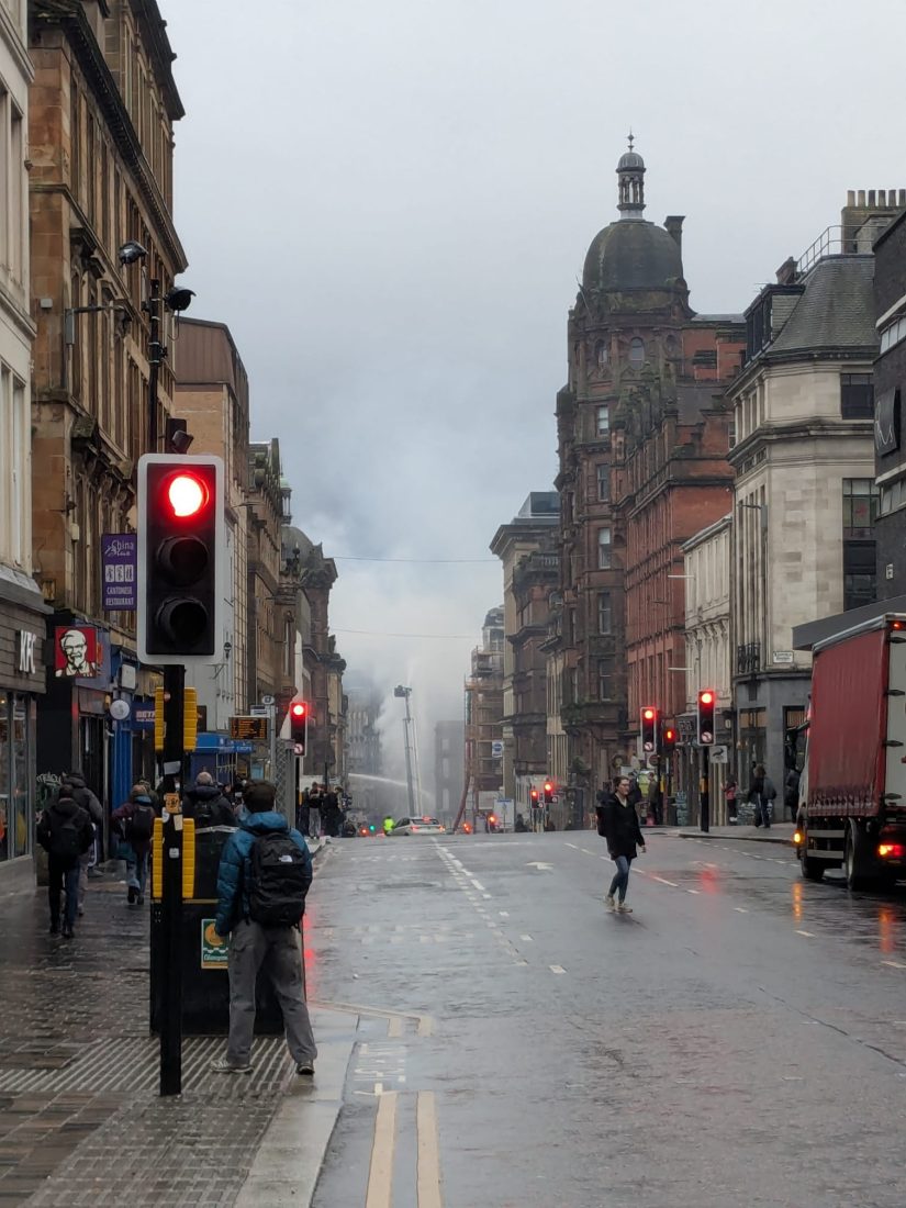 Listed Victorian building destroyed in Glasgow fire