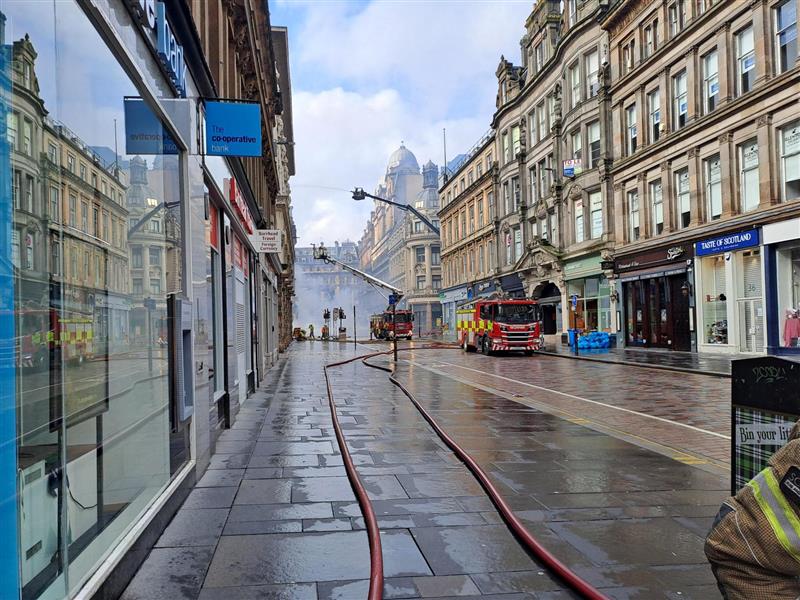Listed Victorian building destroyed in Glasgow fire