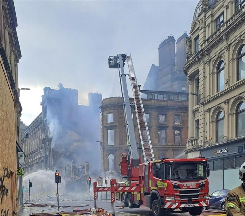 Listed Victorian building destroyed in Glasgow fire