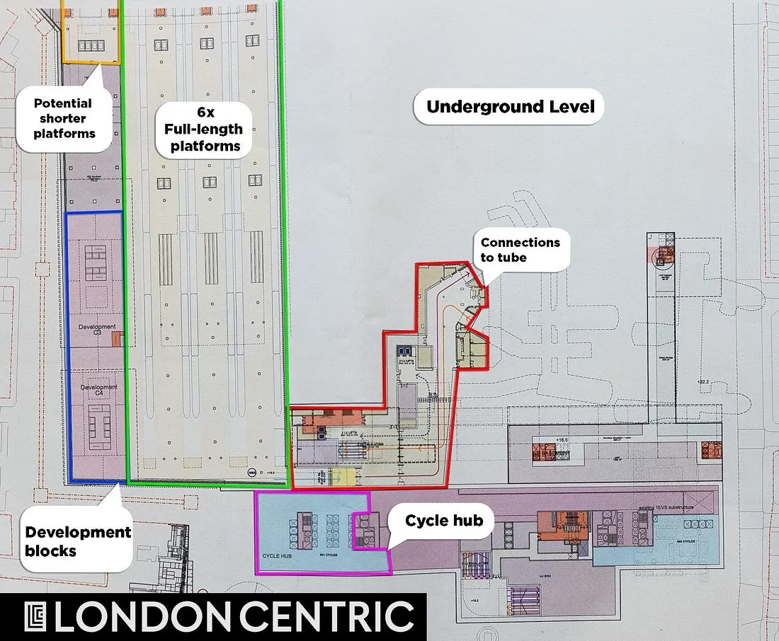 Leaked Euston Station plans reveal HS2 platform concepts and TfL's concerns